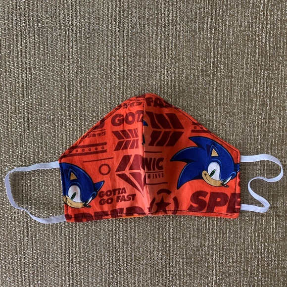 Passion of Essence | Accessories | Sonic The Hedgehog Kid Face Masks ...